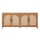 Walker Edison Modern 70-inch Reeded Sideboard with Arched Doors - Bed ...