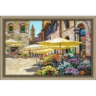 "Siena Flower Market" by Howard Behrens Print on Acrylic - Bed Bath ...