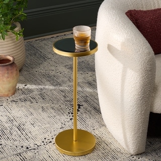 SAFAVIEH Home Paku Round Side Table - 9"W x 9"D x 24"H - Bed Bath ...