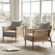 Lynn Accent Chair with Braid Wood Arm - On Sale - Bed Bath & Beyond ...