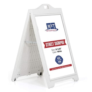 M&T Displays 24 x 36 In SignPro A Frame Double Sided Sidewalk Frame ...