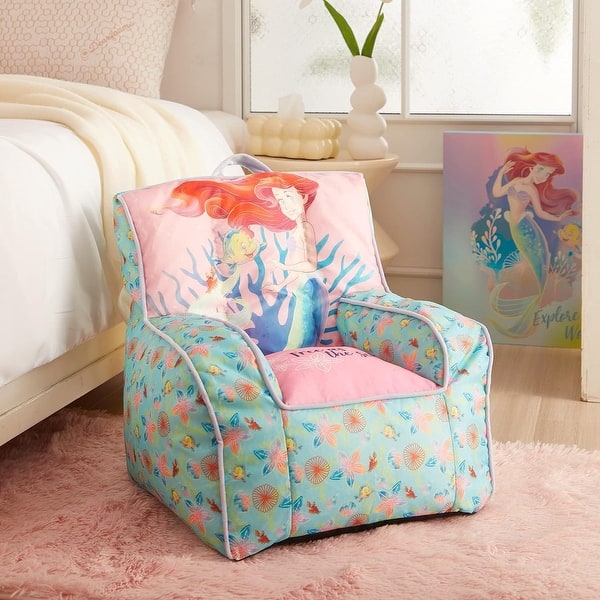 Disney Little Mermaid Toddler Bean Bag Chair - On Sale - Bed Bath ...