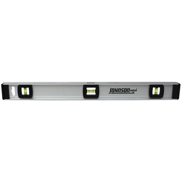 Johnson 24 in. Aluminum I-Beam Level 3 vial - 24" - Bed Bath & Beyond ...