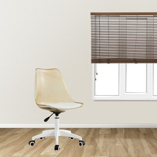 Modern office chair Brown desk chair Plastic computer chair - Bed Bath ...