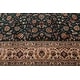 Hand Knotted Teal Persian Wool & Silk Traditional Oriental Area Rug ...