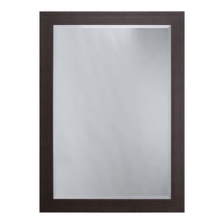 Large Rectangle Resin Casual Mirror Brown - 31"x43" - Bed Bath & Beyond ...