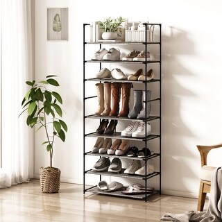 10-Tier Shoe Rack Large Capacity for 25-30 Pairs of Shoe Storage Rack ...