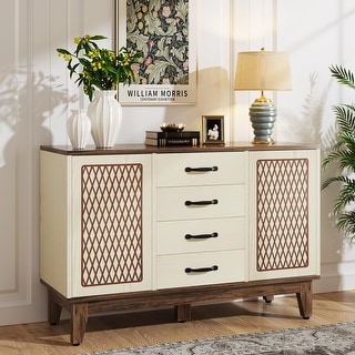 47.2 Inch Sideboard Buffet Cabinet with Drawers and Shelves - Bed Bath ...