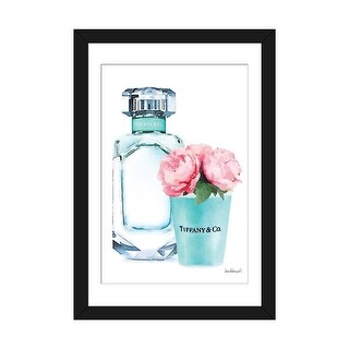 iCanvas "Teal Perfume Set II" by Amanda Greenwood - Bed Bath & Beyond ...