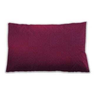 Ahgly Company Patterned Indoor-Outdoor Raspberry Red Lumbar Throw ...