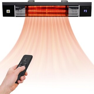 1500W Wall Mounted Heater with Remote Control - Bed Bath & Beyond ...