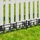15 Pack Decorative Garden Fence Frog Pattern Animal Barrier Fence - Bed ...