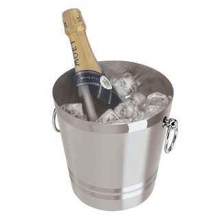 Oggi Stainless Steel Champagne Bucket (4 lt, 4.25 qt) - Bed Bath ...