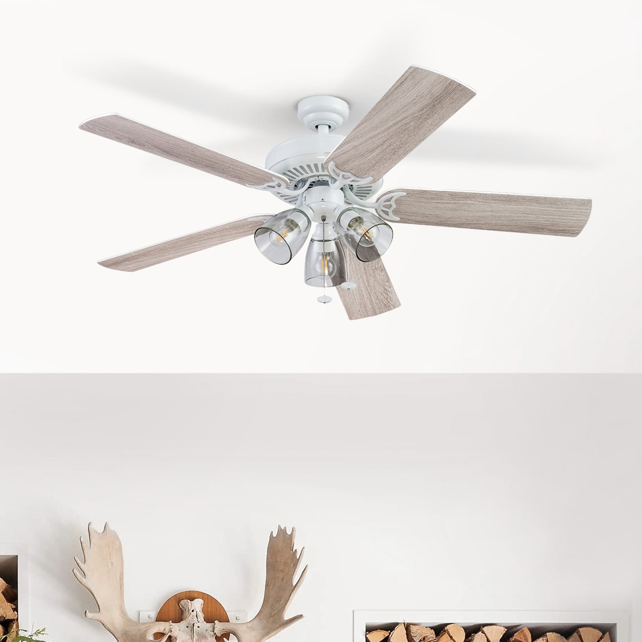 Farmhouse, Branched Indoor Ceiling Fans - Bed Bath & Beyond