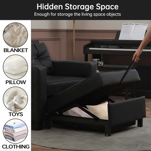 Futon Chair Bed Convertible Chair 3 in 1 Pull Out Sleeper Chair Beds for Living Room On Sale Bed Bath Beyond 39005239