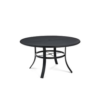 Slat Top 54" Round Dining Table - 54 - inch wide - Bed Bath & Beyond ...