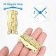 Small Hinges for Wooden Box, Folding Butt Hinges Cabinet Hinges with ...