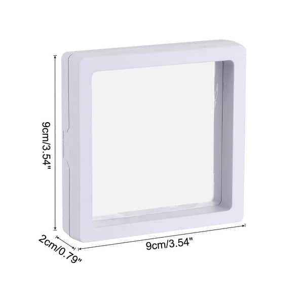Floating Frame Display Holder 3D Jewelry Display Box with Base - Bed ...