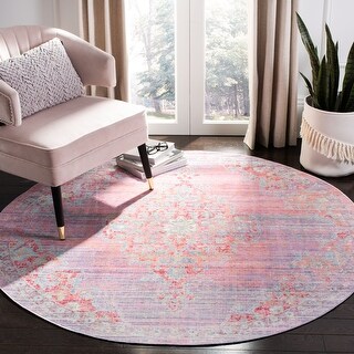 SAFAVIEH Windsor Maeliss Shabby Chic Distressed Oriental Polyester Rug ...