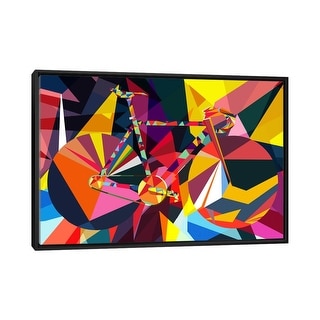 iCanvas "Polygon Fixie" by Unknown Artist Framed Canvas Print - Bed ...