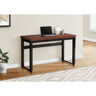Height-Adjustable Computer Desk with Thick Panel Top - Bed Bath ...