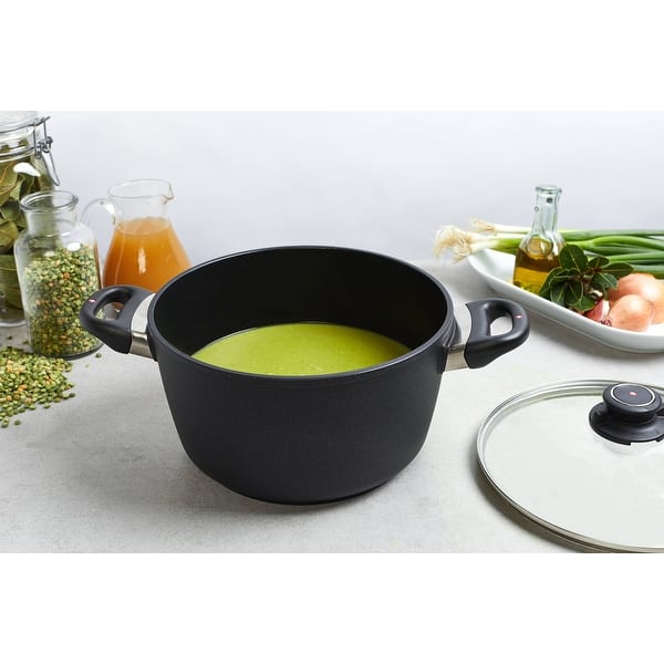 24cm 5.2L (9.5 Inch 5.5 Quart) XD Nonstick Induction Soup Pot With Lid ...