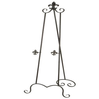 Metal Scroll Extra Large Adjustable 3 Tier Display Easel with Chain ...