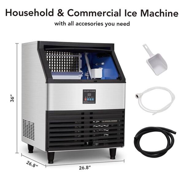 Under Counter Ice Machine Produce 440lbs in 24Hrs - Bed Bath & Beyond ...