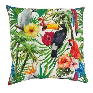 Outdoor Pillow 19"Square Rio Rouge Multi-Color - Bed Bath & Beyond ...