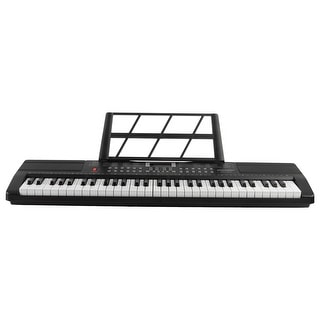 Hey Play 61 Key Piano Keyboard with Microphone and Built In Speakers ...