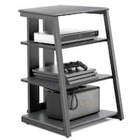 FITUEYES 4-Tier Wooden AV Component Media Stand Stereo Cabinet - Bed ...