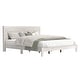 GALANO Layton Wood Frame King Platform Platform Bed with Headboard ...