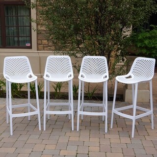 All Space Indoor Outdoor Bar Stool, Set of 4 - Bed Bath & Beyond - 40429436