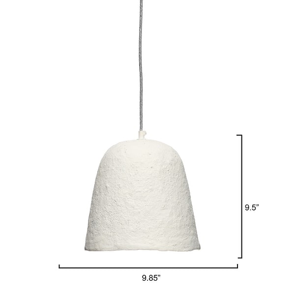 Alden Decor Callan Paper Mache 1-Light Pendant - Bed Bath & Beyond ...