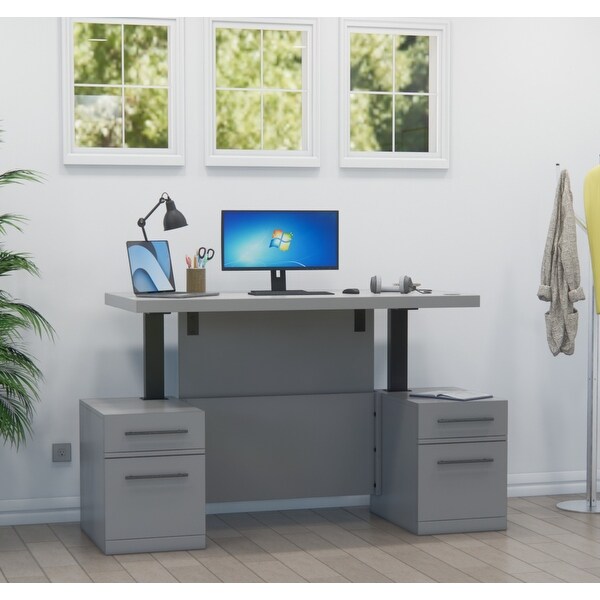 Brentwood Sit Stand Storage Desk On Sale Bed Bath Beyond 37949337