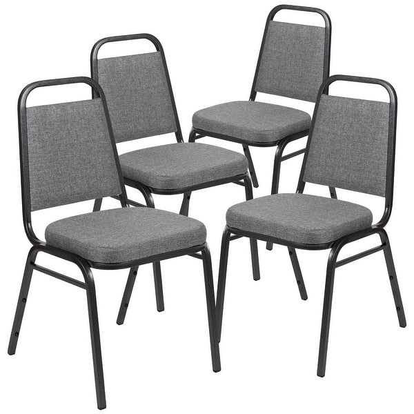 4 Pack Trapezoidal Back Stacking Banquet Chair - On Sale - Bed Bath ...