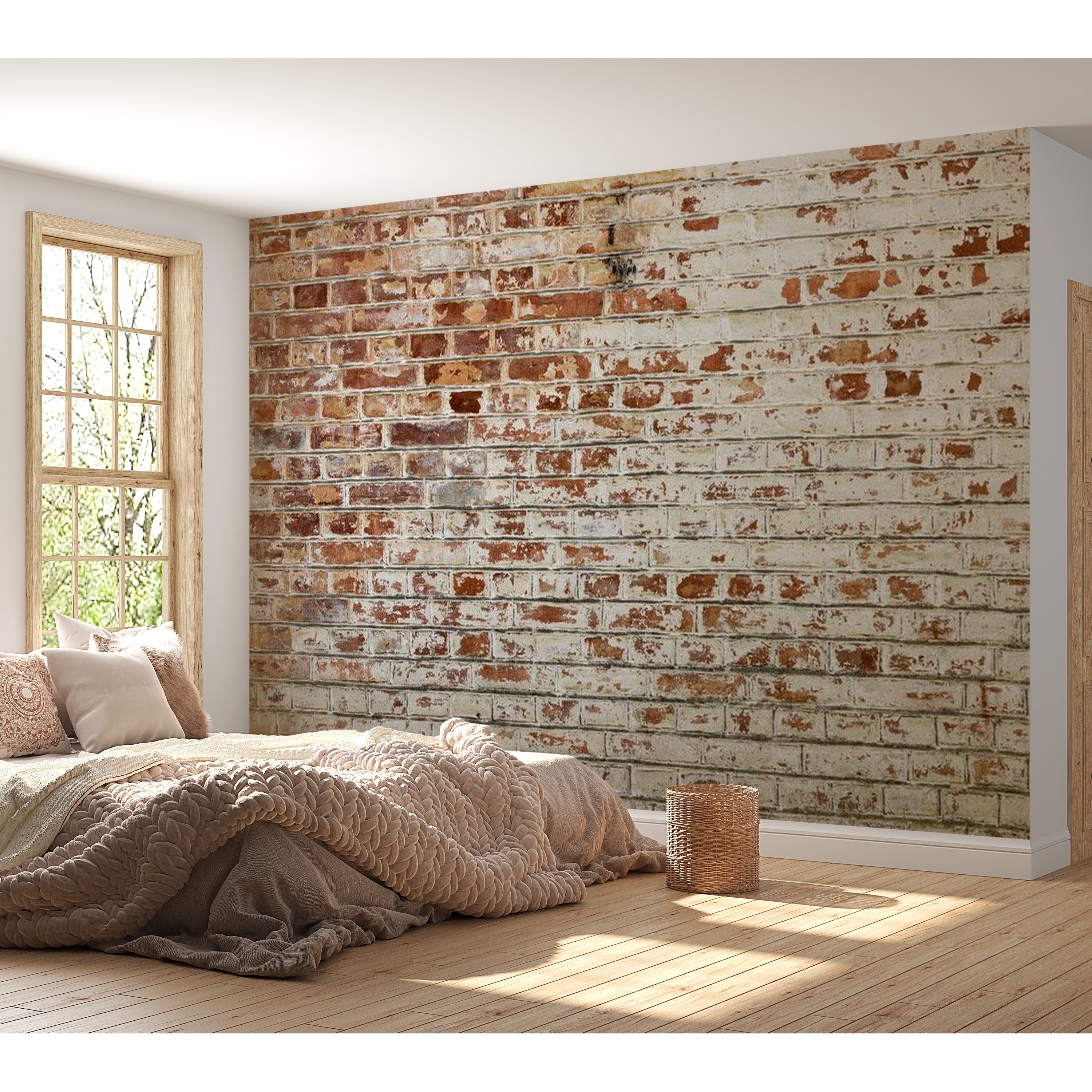 rustic bedroom wallpaper