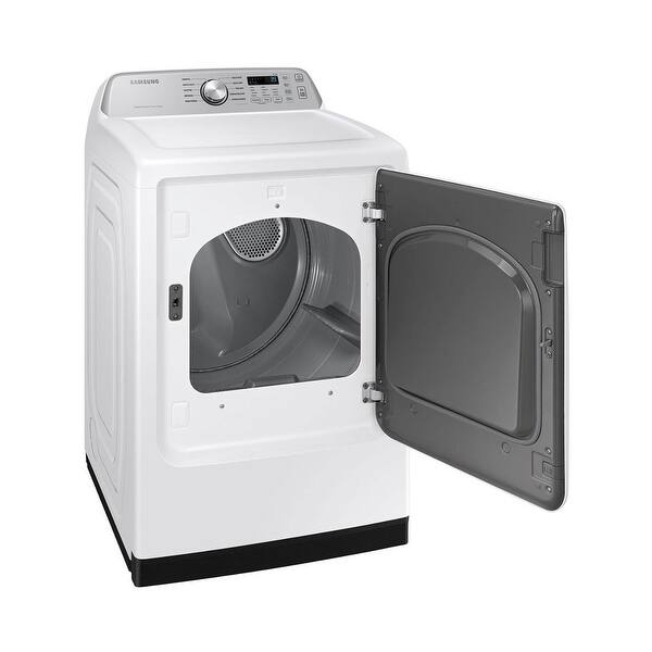 Samsung 7.4 Cu. Ft. Smart Electric Dryer with Sensor Dry in White - Bed ...