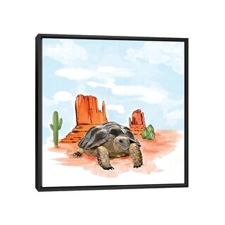 iCanvas "Desert Dweller" by Thomas Little Framed Canvas Print - Bed ...