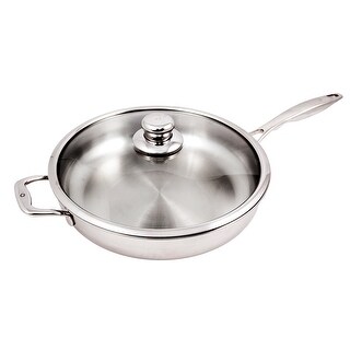 32cm 5L (12.5 Inch 5.3 Quart) Premium Clad Stainless Steel Induction ...