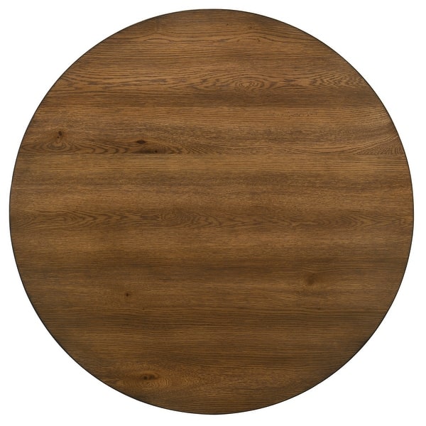 Furniture of America Theile Rustic 42-inch Round Counter Height Table ...