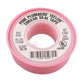 0.5 in. x 260 in. Pink Plastic Seal Tape - Bed Bath & Beyond - 39111679