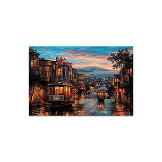 Cable Car Heaven Print On Acrylic Glass by Evgeny Lushpin - Bed Bath ...
