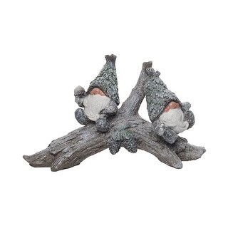 8" Gray and White Christmas Leafy Gnome Tabletop Decor - Bed Bath ...