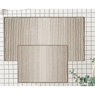 2-piece Bathroom Carpet Set,Non slip Bathtub Carpet Washable Shower Mat ...