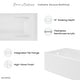 Voltaire 72" x 36" Left-Hand Drain Alcove Bathtub with Apron and ...