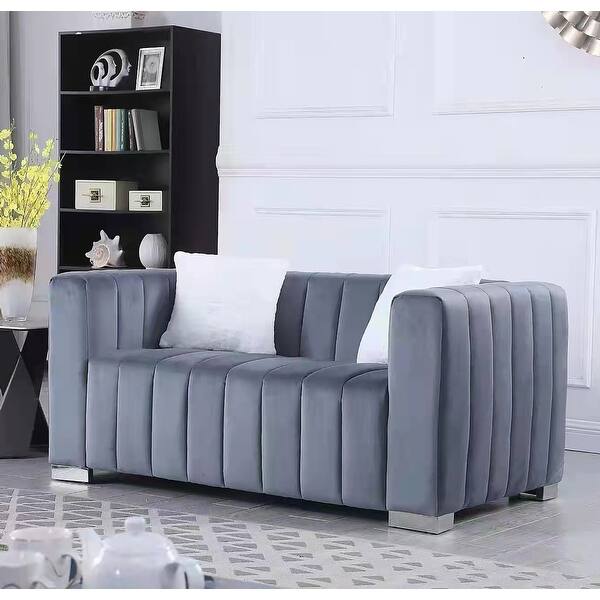 A modern channel sofa take on a traditional Chesterfield - Bed Bath ...