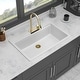 33" Drop-In Single Bowl Quartz Kitchen Sink with Pull-Out Faucet - 33 ...