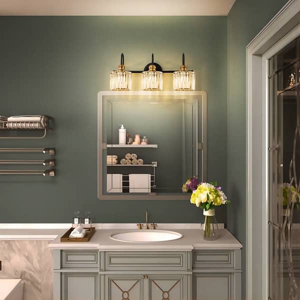 overhead lighting bathroom