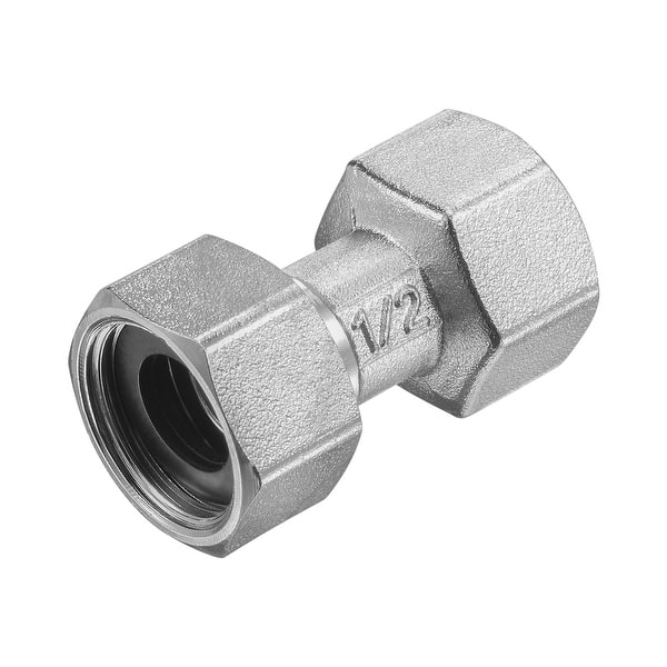 Pipe Fitting Union G1/2 Female Thread 2 Way Straight Hose Connector ...